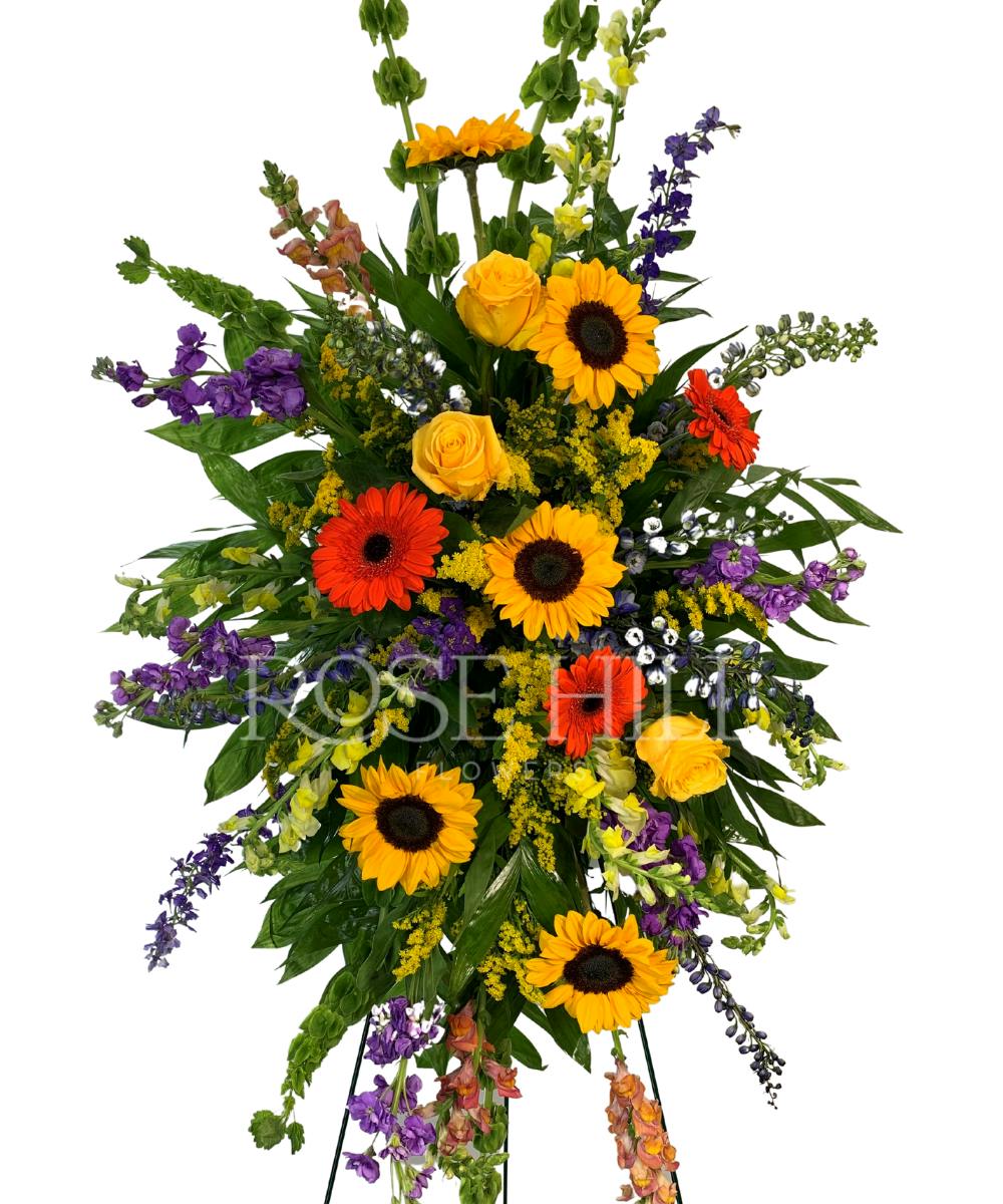 Glorious Garden Standing Spray | Rose Hill Florist Nashville TN